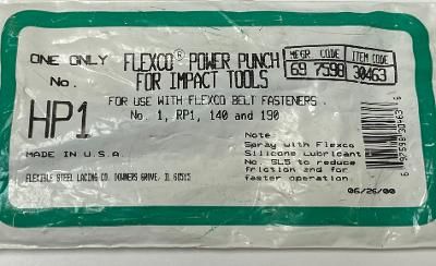 New Flexco Belt Fastener System HP1 Bolt Hinged Fastener Power Punch